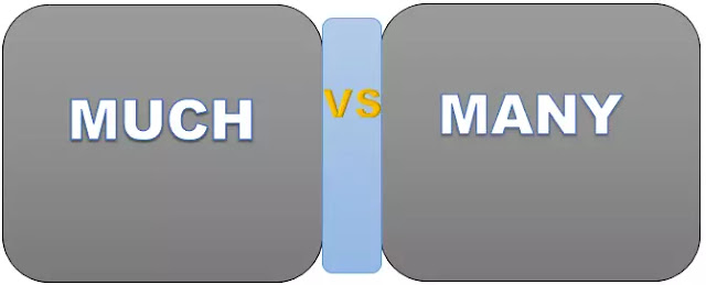 Difference between MUCH AND MORE || English Grammar