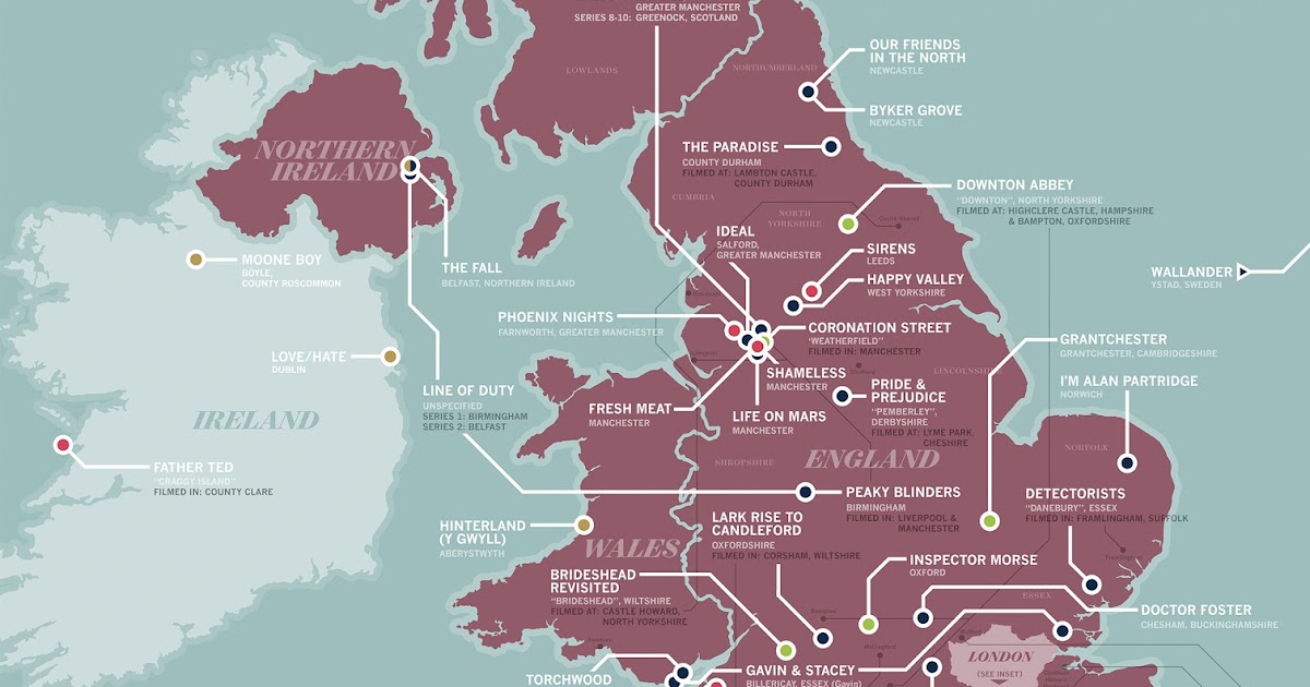 Map of the Week: The Great British Television Map