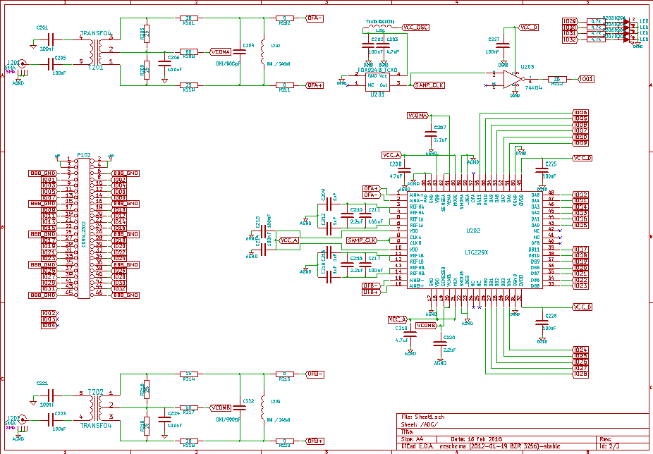 KD2BOA: Prj 146 - Dual Channel 40MSPS ADC (Part1)