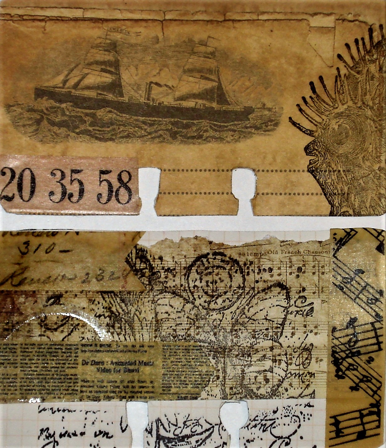 Mail me some art: ALTERED MINI-ROLODEX FILE CARDS SWAP- Postmark by ...