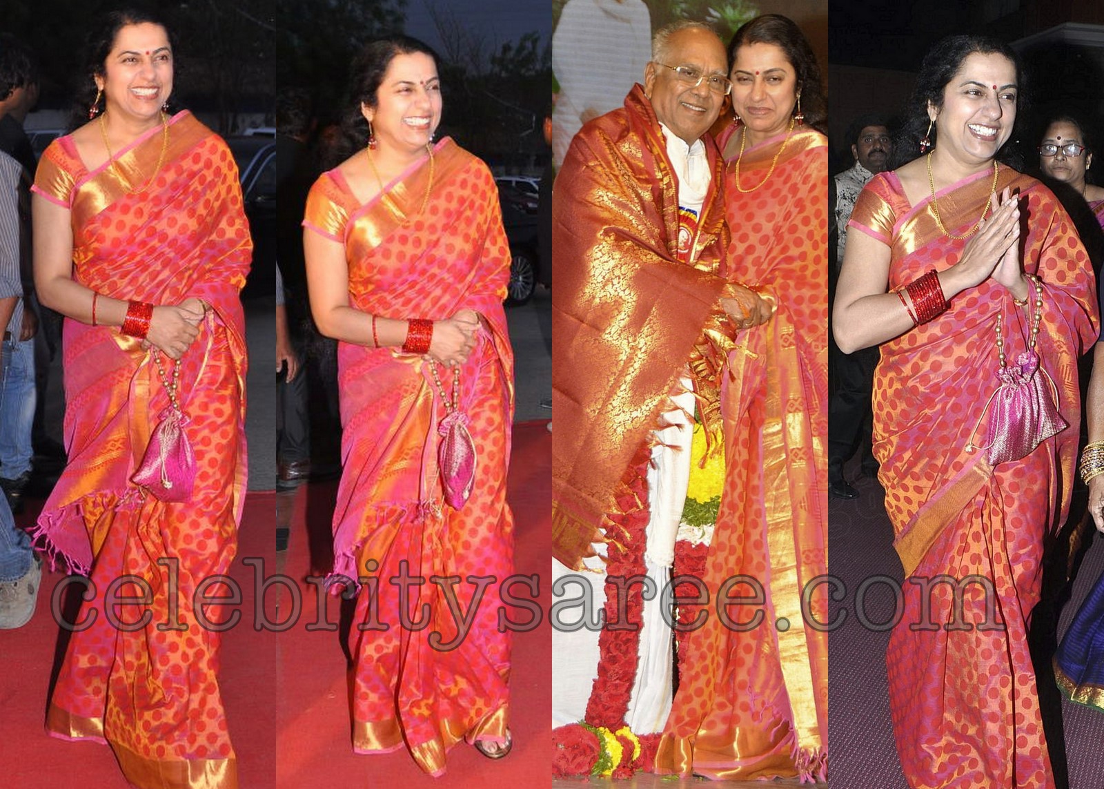 Suhasini in Uppada Silk Saree - Saree Blouse Patterns