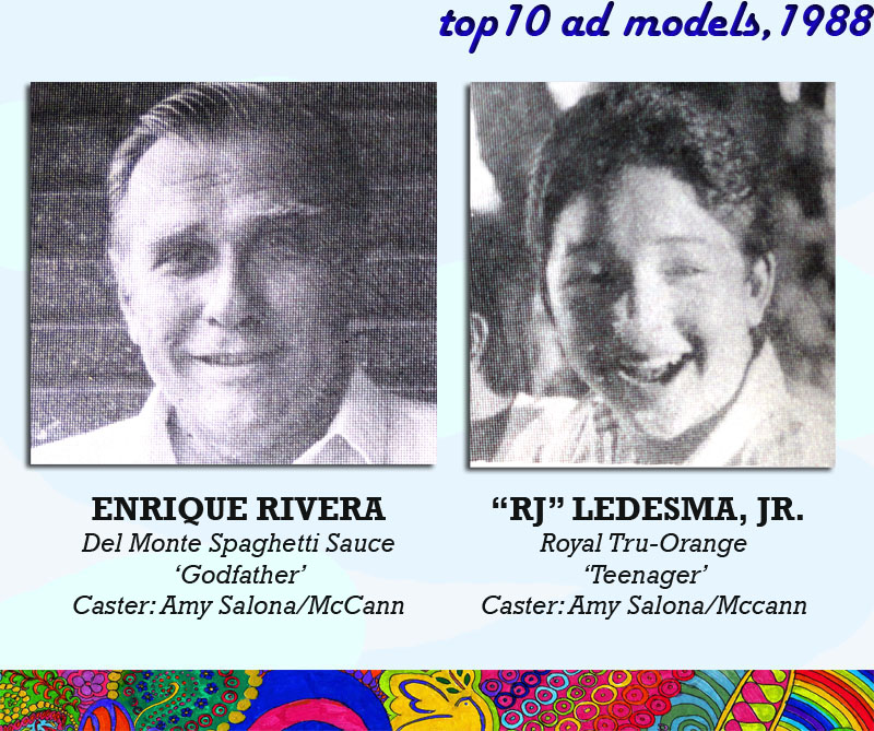 ISA MUNANG PATALASTAS: 50. CREATIVE GUILD'S TOP TEN AD MODELS OF 1988