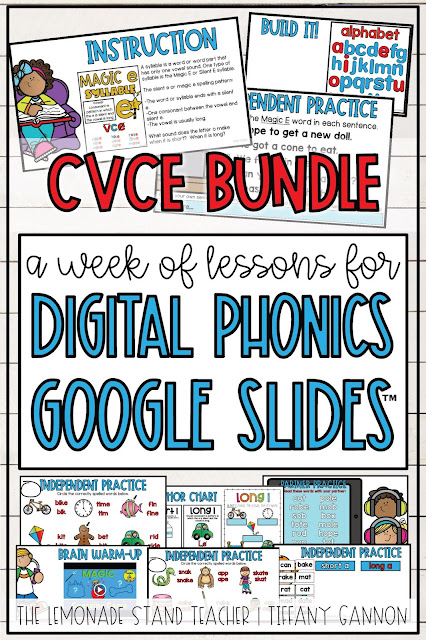 Digital Phonics Lessons Slides | The Lemonade Stand