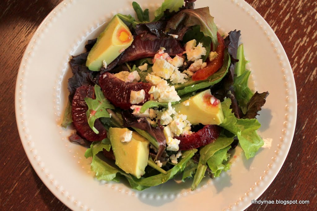 Rindy Mae: Blood Orange and Avocado Salad + Our Latest Meal Plan