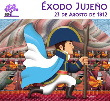 E.P. N° 1 "Mariano Moreno": 23/8 - Éxodo Jujeño