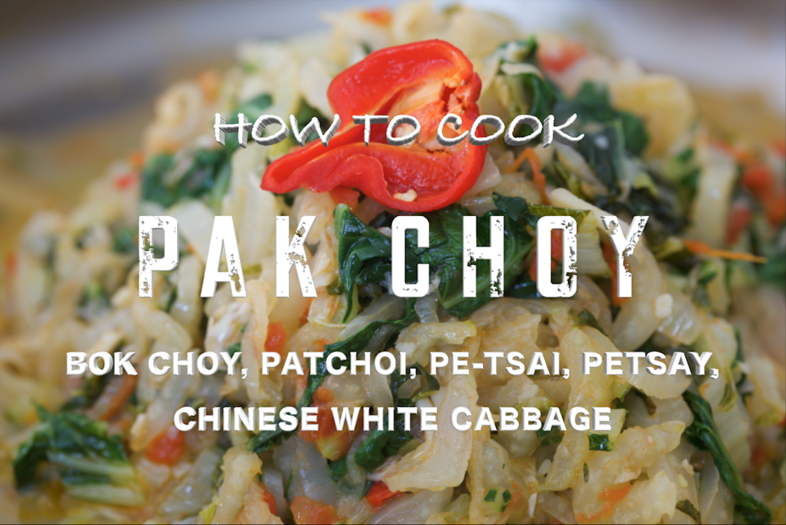 How to Cook Pak Choy | Patchoi | Pak Choi