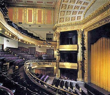San Francisco Theatres: The Geary / Toni Rembe Theatre: interior