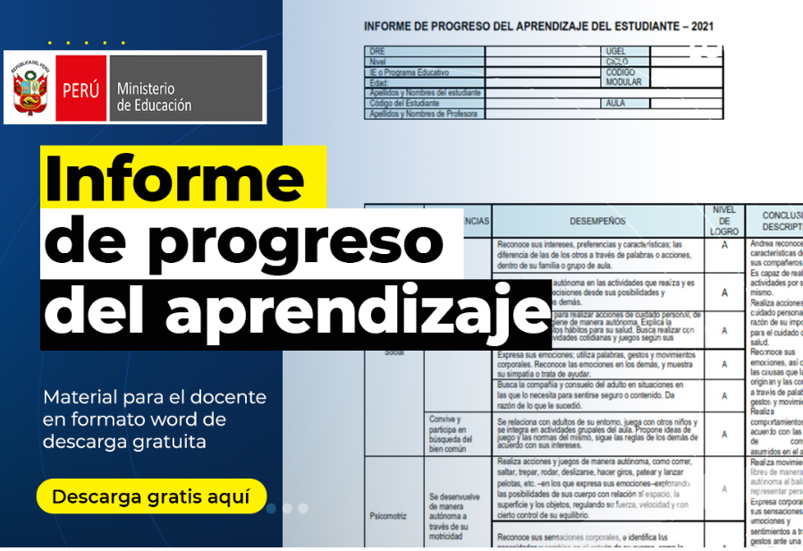 Informe de progreso de actividades en formato word ~ Recursos Educativos