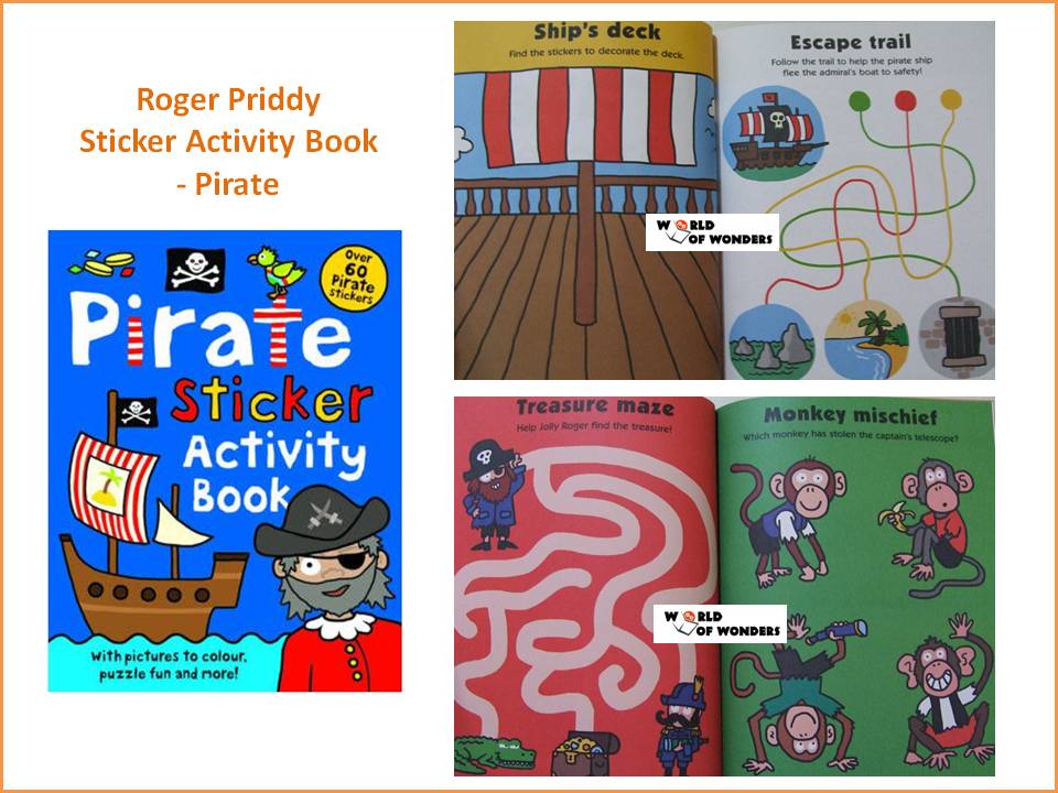 World of Wonders: Roger Priddy Sticker Activity Books - New Release in ...