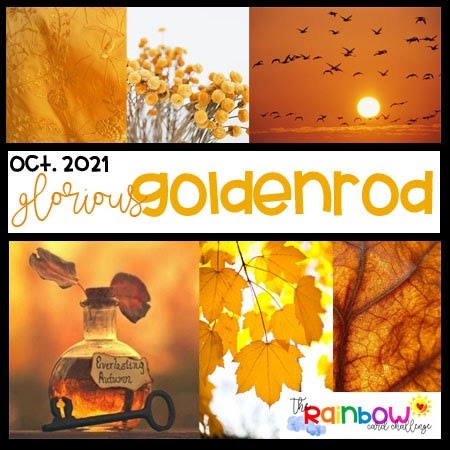 Creative Em: #34 Gloriously Goldenrod at Rainbow Card Challenge