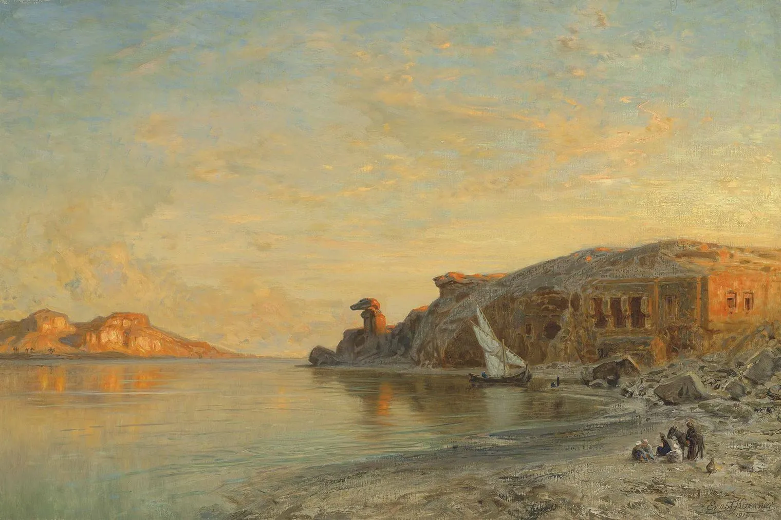 Ernst Koerner (1846-1927) | Landscape painter | Masterpiece | Tutt'Art@