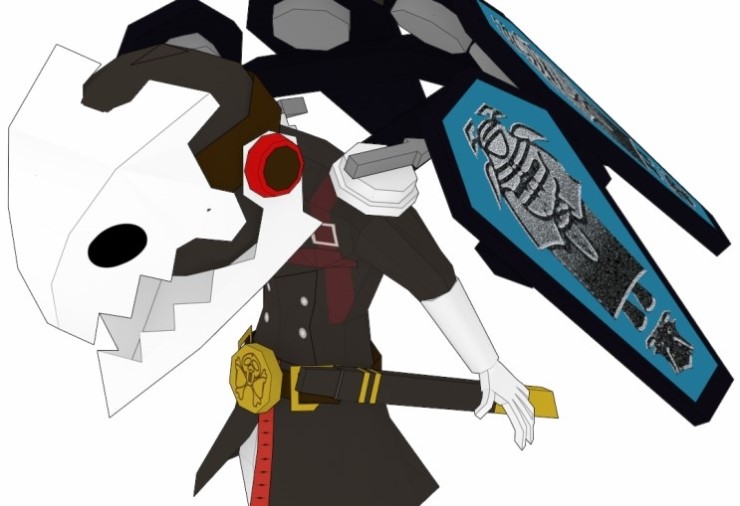 Shin Megami Tensei : Persona 3 - Thanatos Papercraft | Paperized Crafts