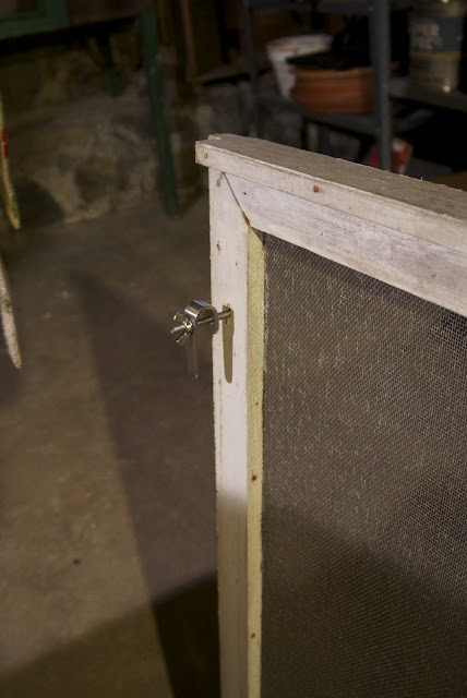 Life at Pugsley: How to make wood window screens 3: Original model