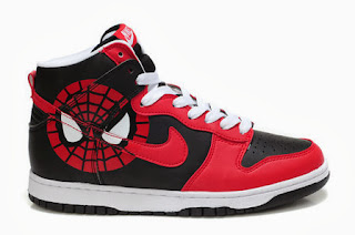 Nike Dunks Custom Design Sneakers : Comic Spiderman Nike Dunk High Men ...