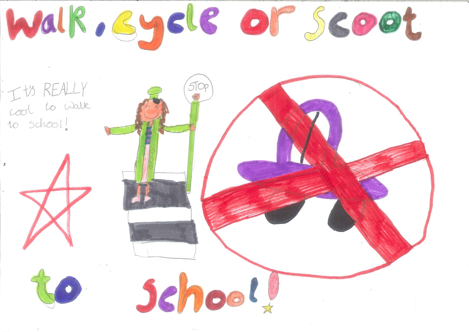 Rydon's School Council: It's cool to walk, scoot or cycle to school ...