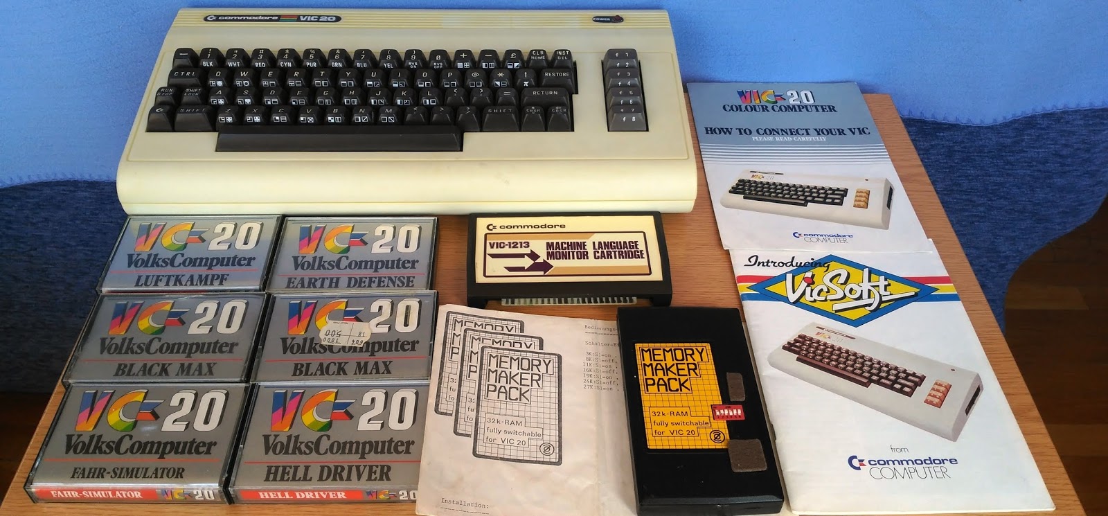 Retro Ordenadores Orty: Commodore VIC-20 (segunda versión) (1982 ...