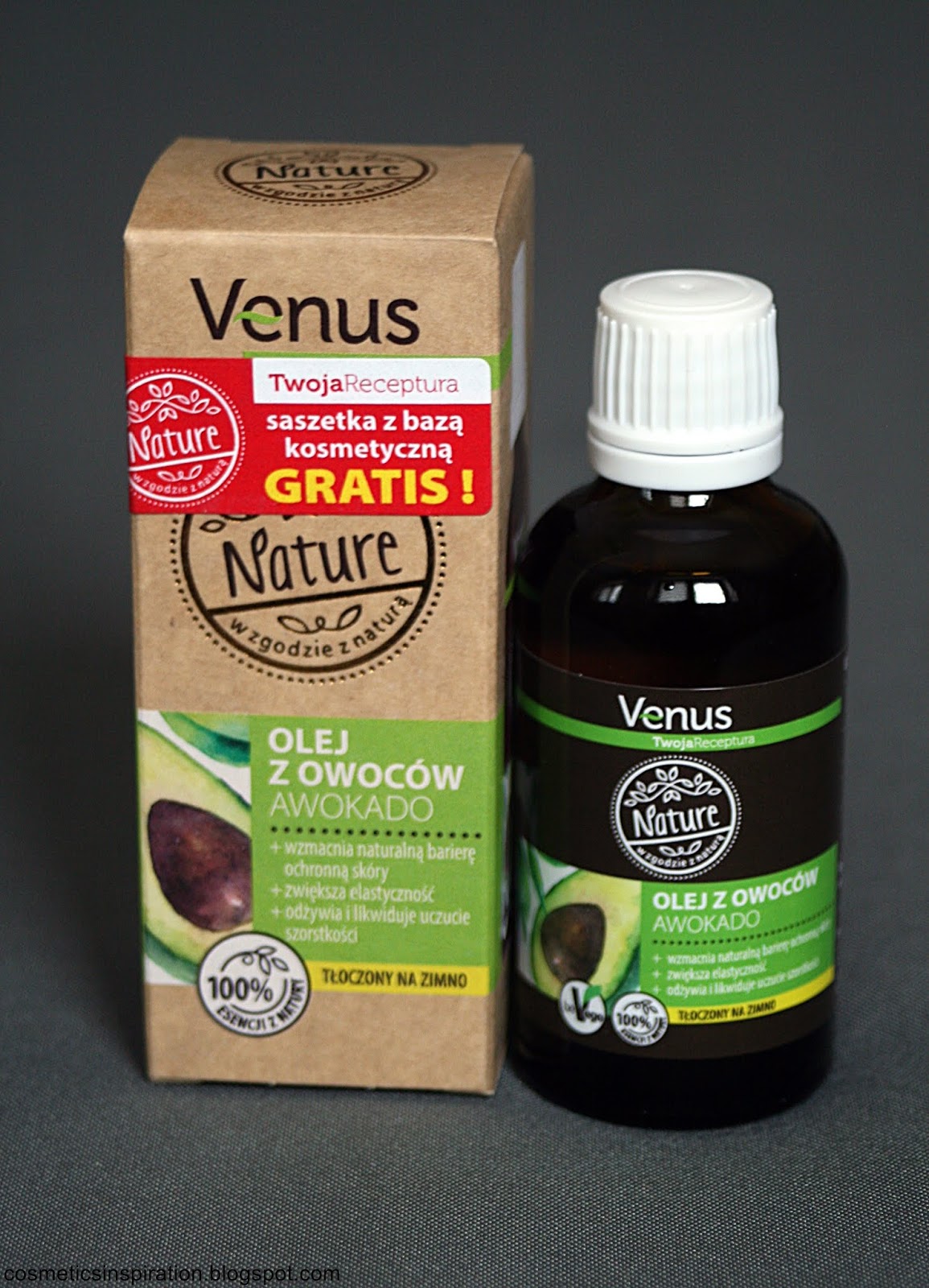 Kosmetyczne inspiracje: Venus Nature - Olej z owoców awokado