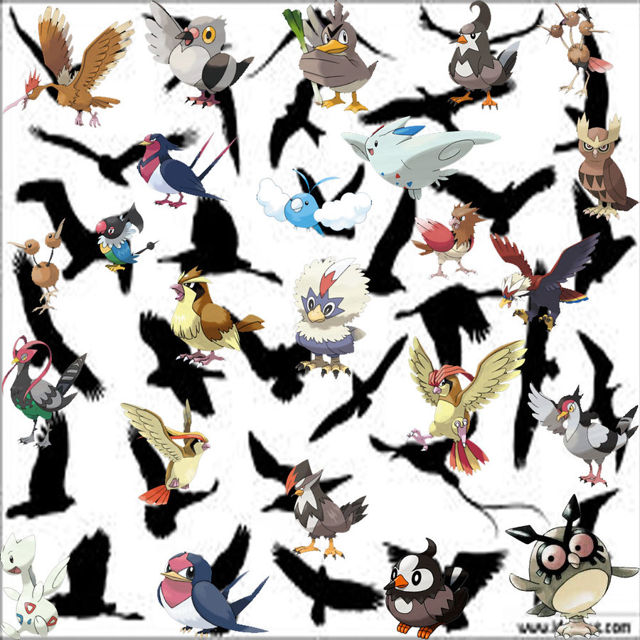 Pokemon Ruby Pokedex: Flying Pokemon