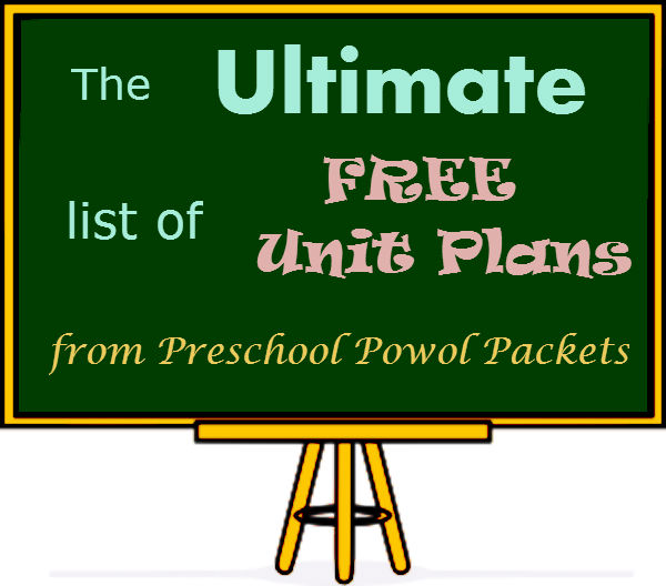 Ultimate List of Free Unit Plans for Young Children | Preschool Powol ...