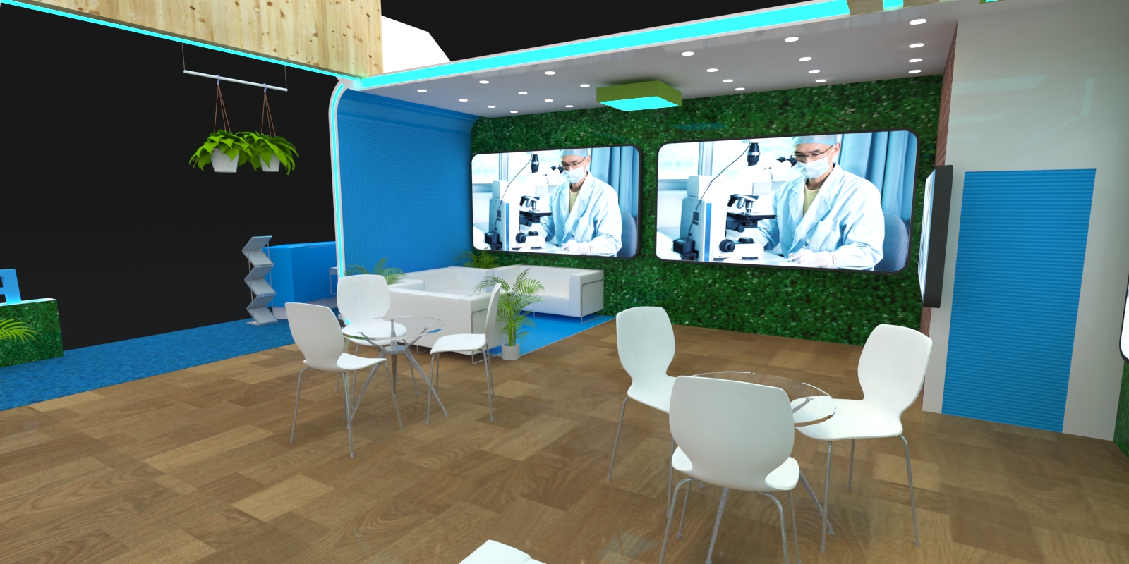 PFIZER BOOTH DESIGN BY SALMAN