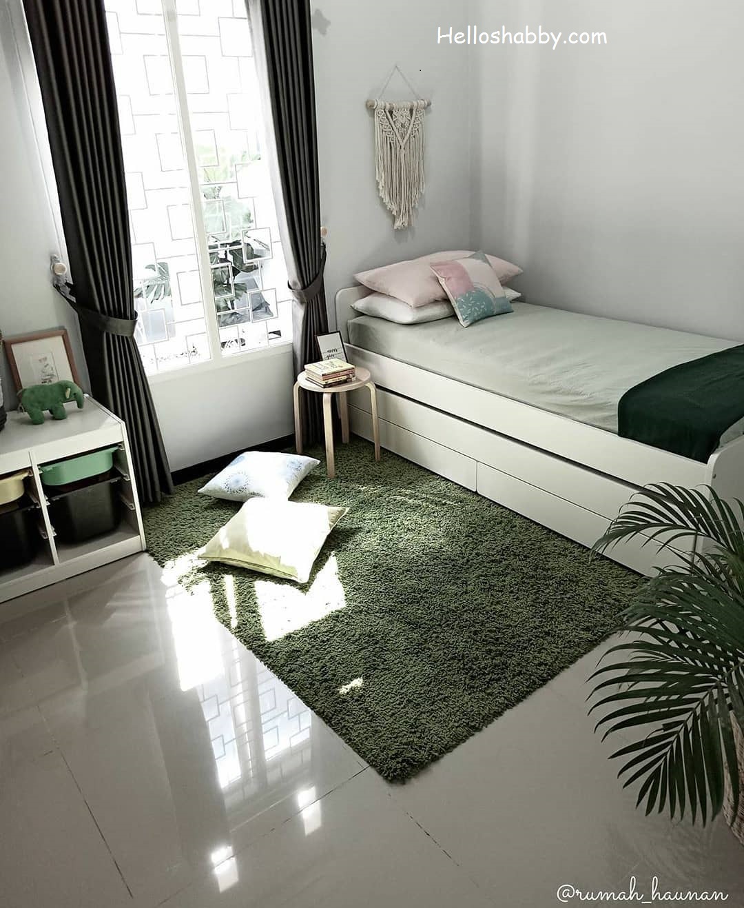 7 Inspirasi Desain Keren Untuk Kamar Ukuran 2x3 M ~ HelloShabby.com ...