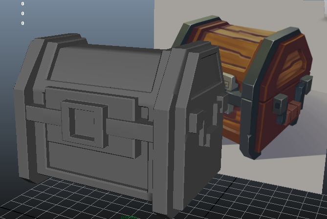 Seb Berkeley: Game Art & Design: Low Poly Chest Model