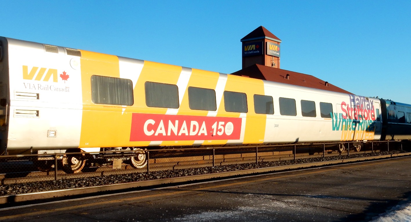 Trackside Treasure: VIA Rail's CANADA 150 Wraps