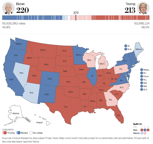 Maps Mania: 2020 U.S. Election Maps