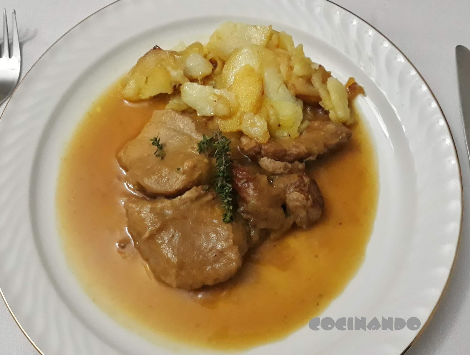 COCINANDO CON TOÑI: Solomillo al Jerez