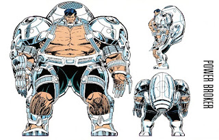 Comic book history of the power broker (Curtis's Jackson)