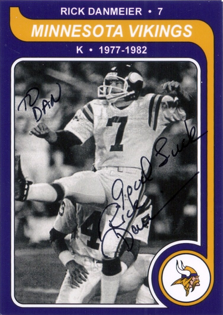 Minnesota Sports Autograph Project: RICK DANMEIER
