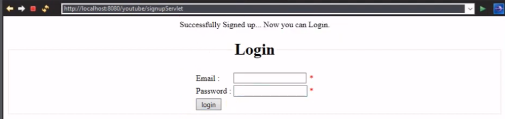 Registration and Login Form using JSP & Servlet Source Code