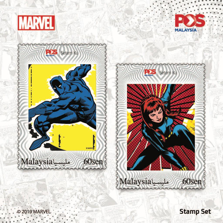 馬來西亞限定！MARVEL COMICS 80 週年郵票組！ - STREET SENSE