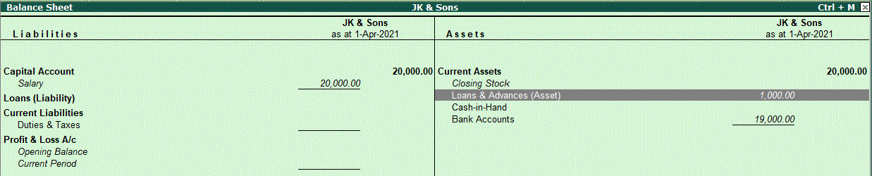 TDS on Salary – Entry in Tally