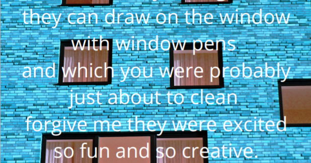 Hani @ Oruaiti school: This is just to say poem