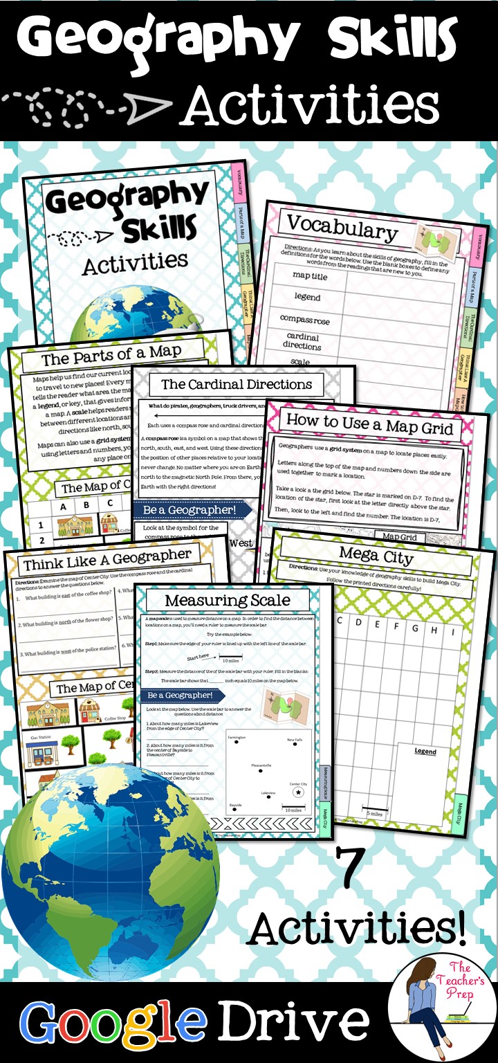 The Teacher's Prep: My Favorite Resources for Teaching Map Skills