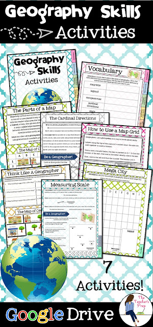 The Teacher's Prep: My Favorite Resources for Teaching Map Skills