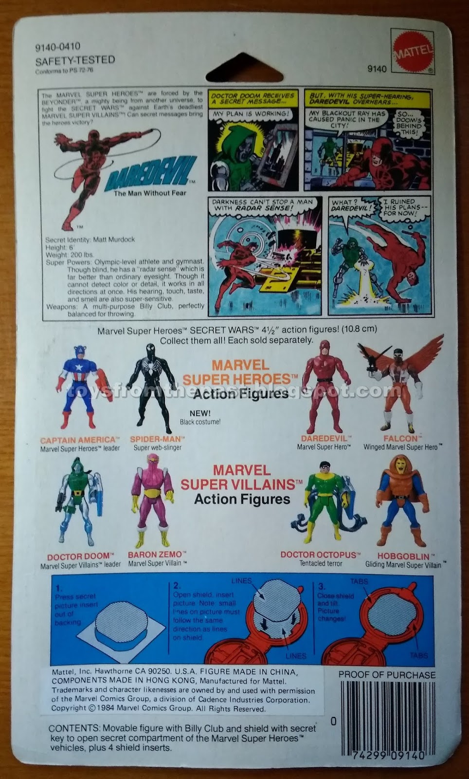 Toys from the Past: #936 SECRET WARS – DAREDEVIL (1985)