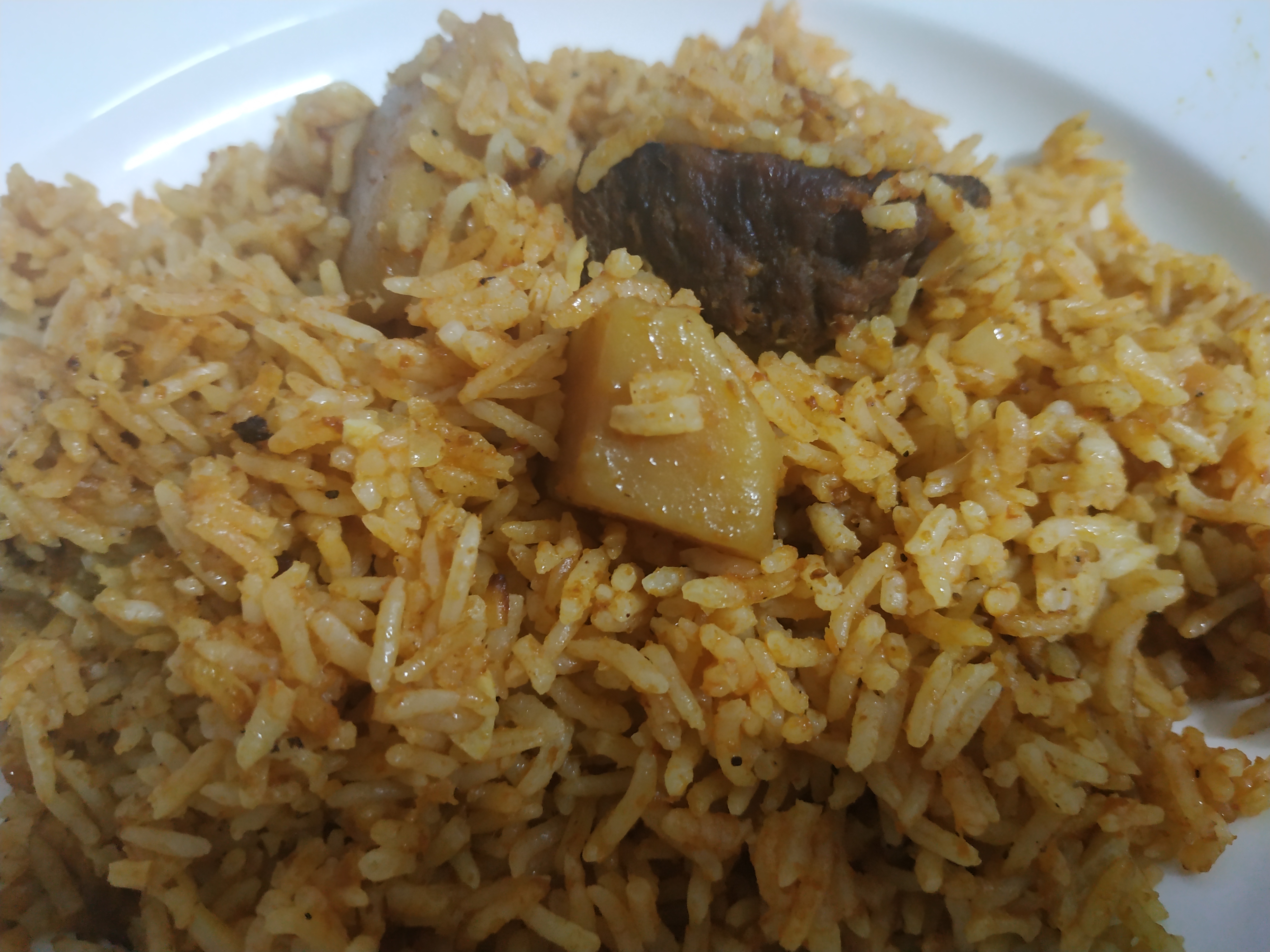 MASAK mudah-mudah je..: NASI BERIANI DAGING