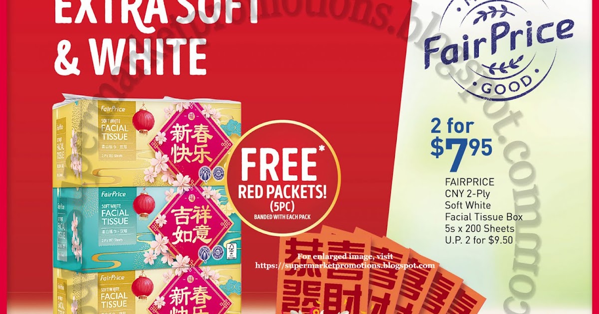 NTUC FairPrice Facial Tissue Box Promotion 22 - 28 January 2021 ...