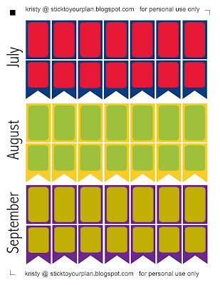 stick to your plan: Erin Condren Colors - Free Printables