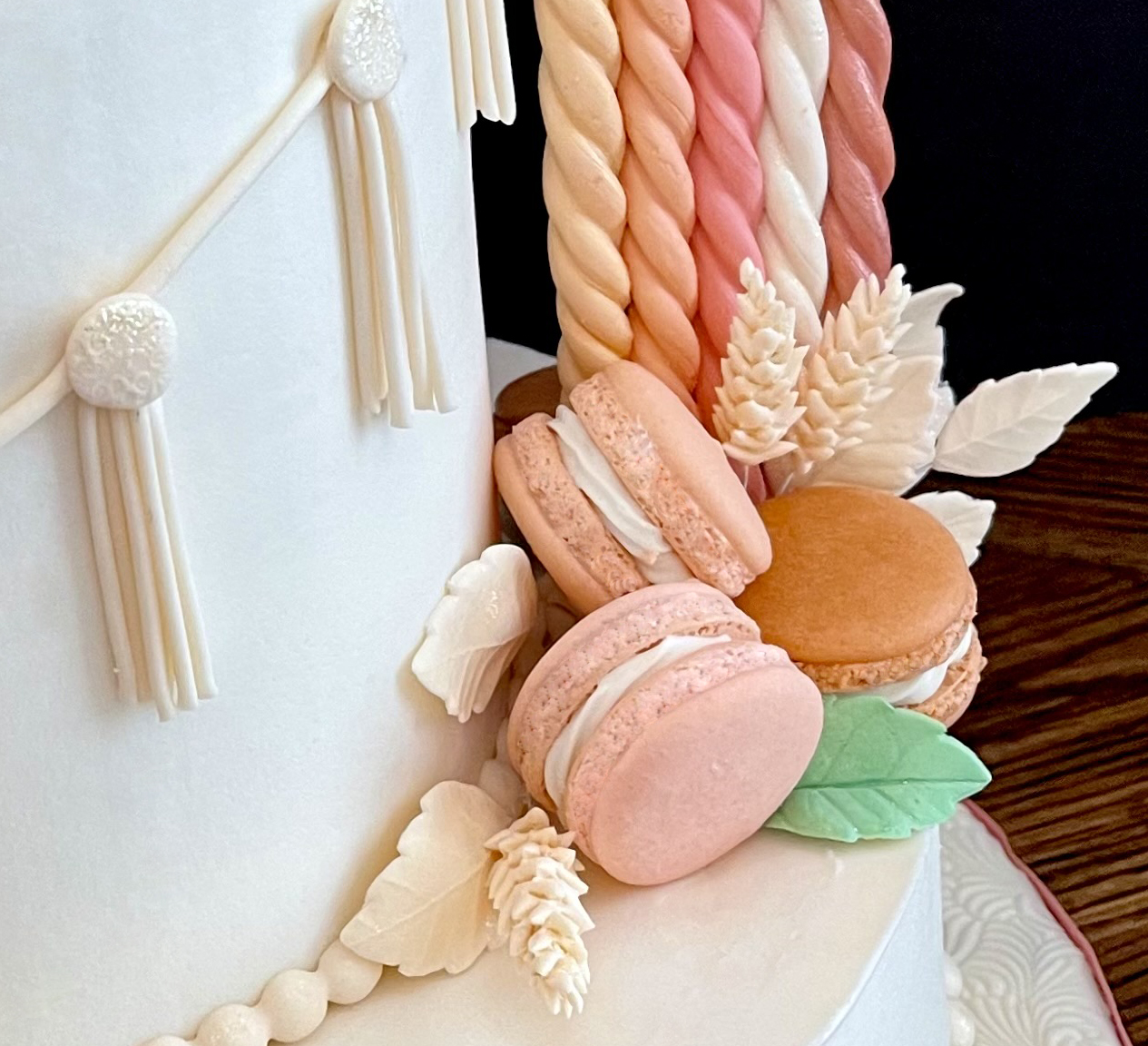 The Bake More: Boho Rainbow Cake