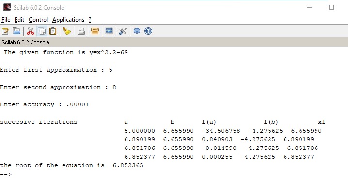 BHU Campus | An Educational Blog: False position method or Regular ...
