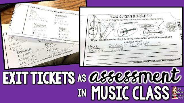 Mrs. King's Music Class: Introduction to Exit Tickets