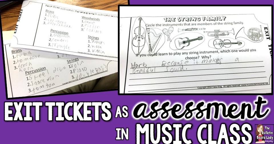Mrs. King's Music Class: Introduction to Exit Tickets