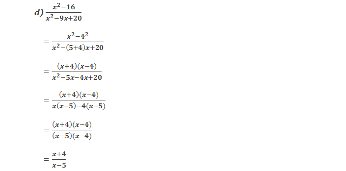 10 Math Problems: Algebraic Fractions