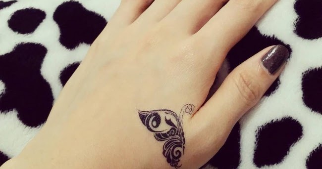 Simple hand tattoo design for girls