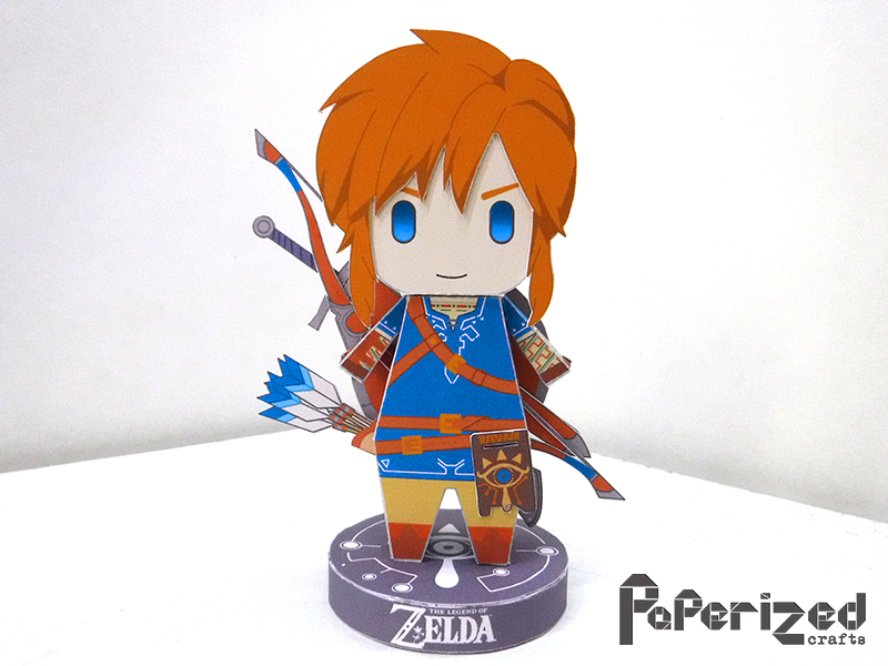 The Legend of Zelda: Breath of the Wild - Link Papercraft | Paperized ...