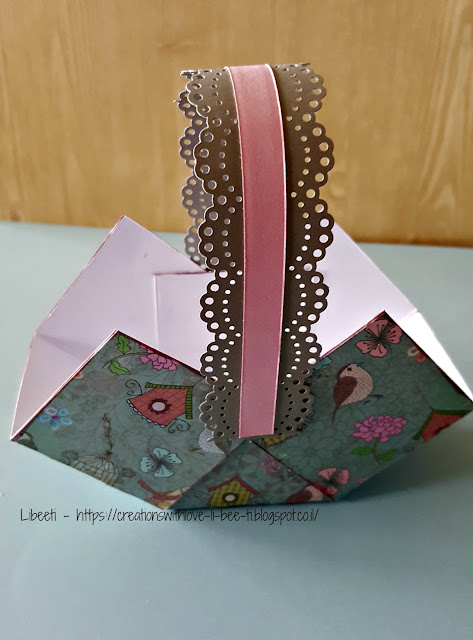 Creation with love: A paper basket tutorial