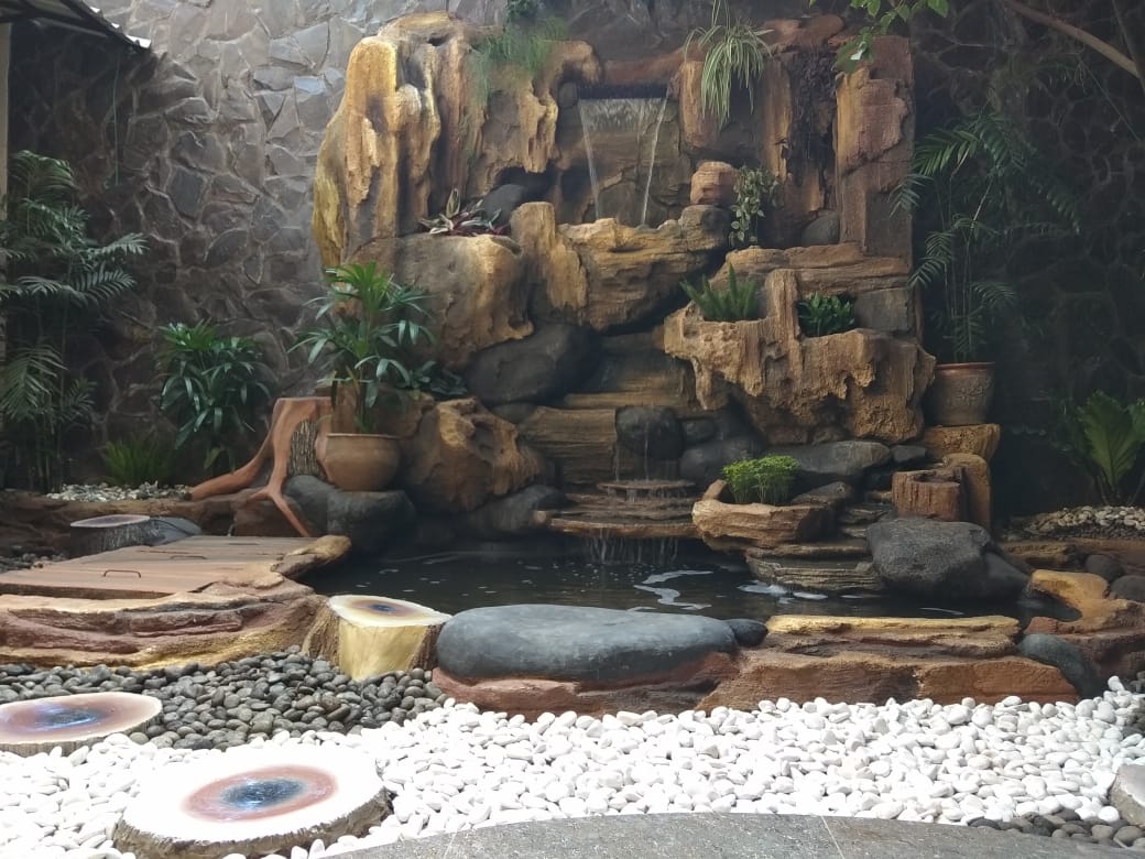 30 Gambar Foto Relief Taman Minimalis